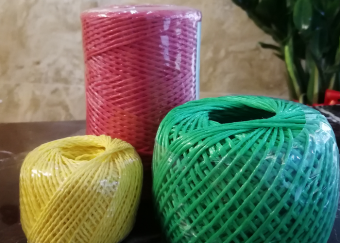 Garden 1mm 1800m/kg 1500m/kg Colorful Polypropylene Twine Rope Raffia ...