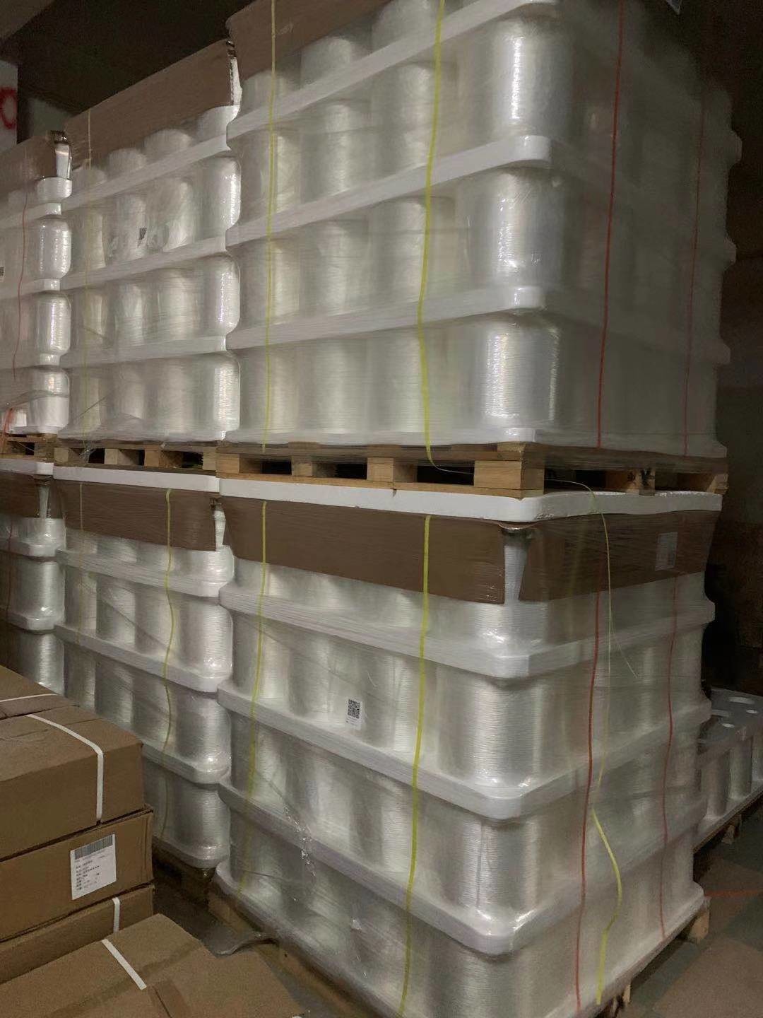 RoHS 2200 Dtex Polyester Binder Yarn cable fillers For Optical Fiber Cable